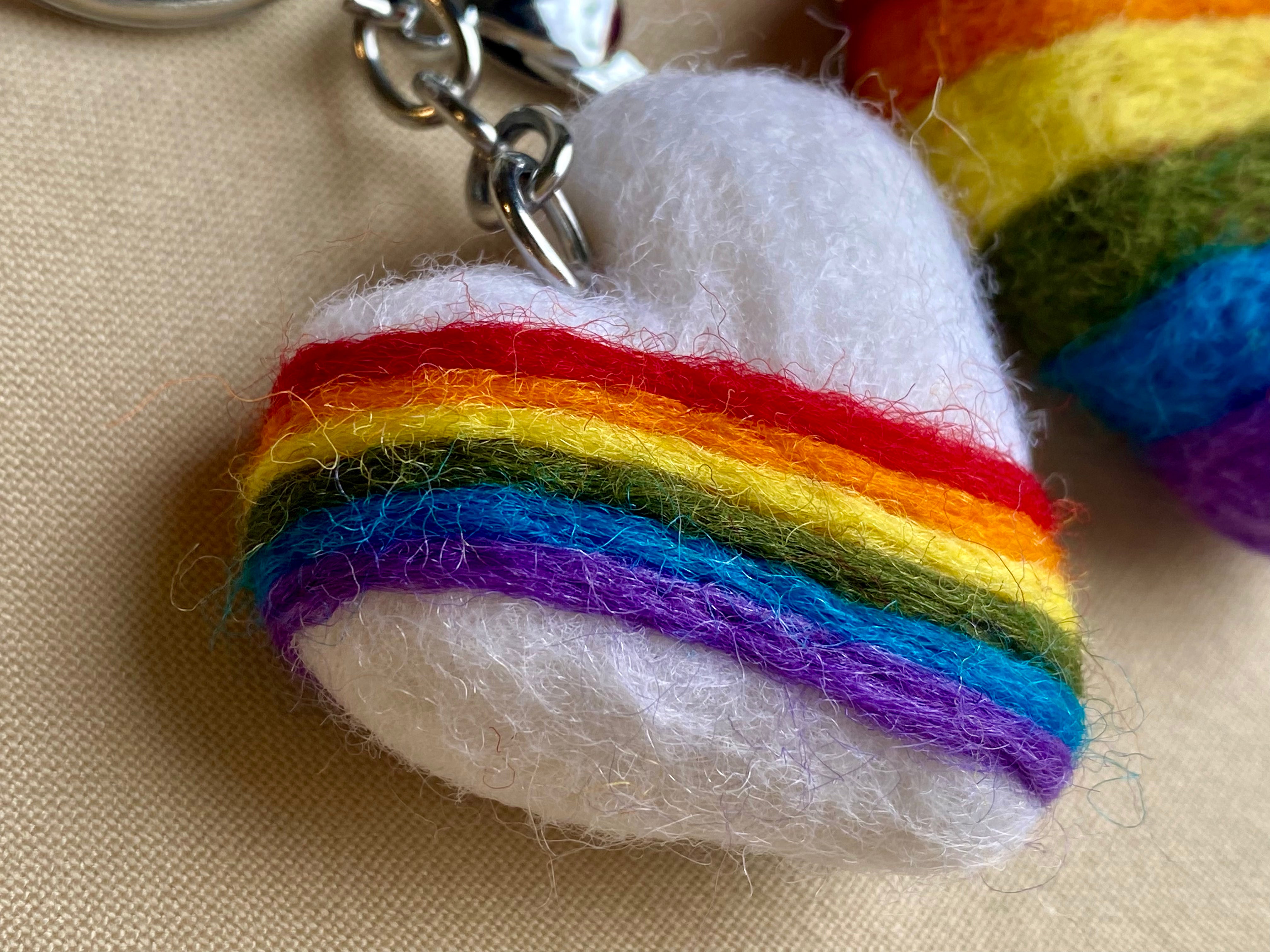 Felt Pride Keyrings – HAPA