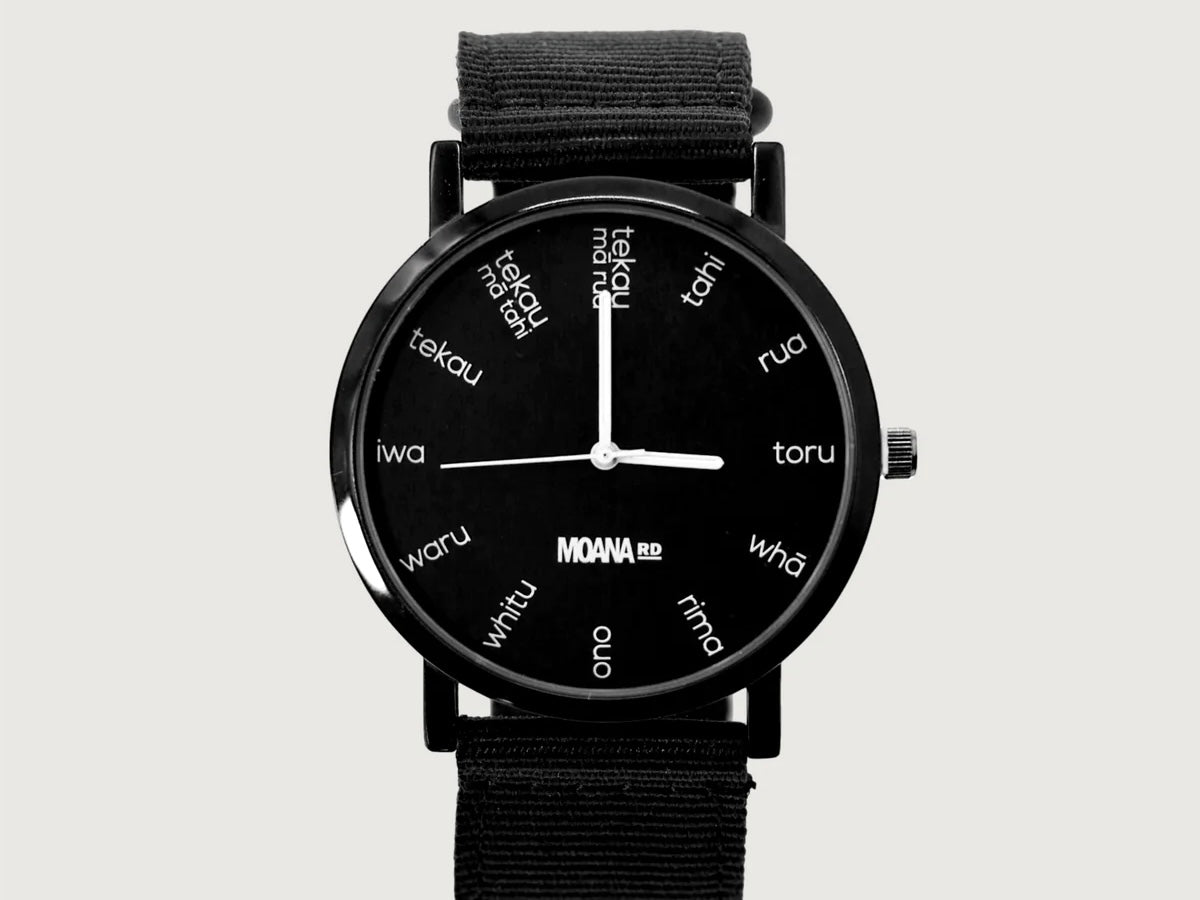 Te Reo Māori Numbers Watch - black – HAPA