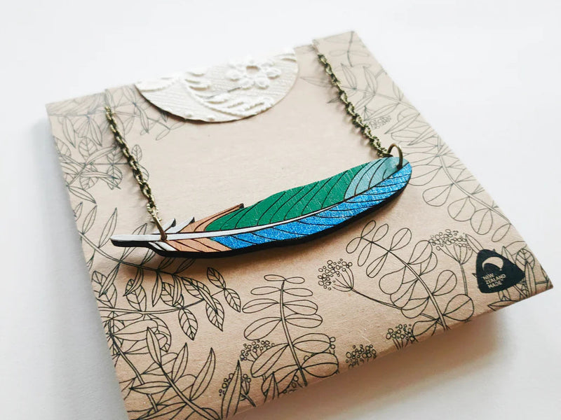 Natty Tui Feather Necklace – HAPA